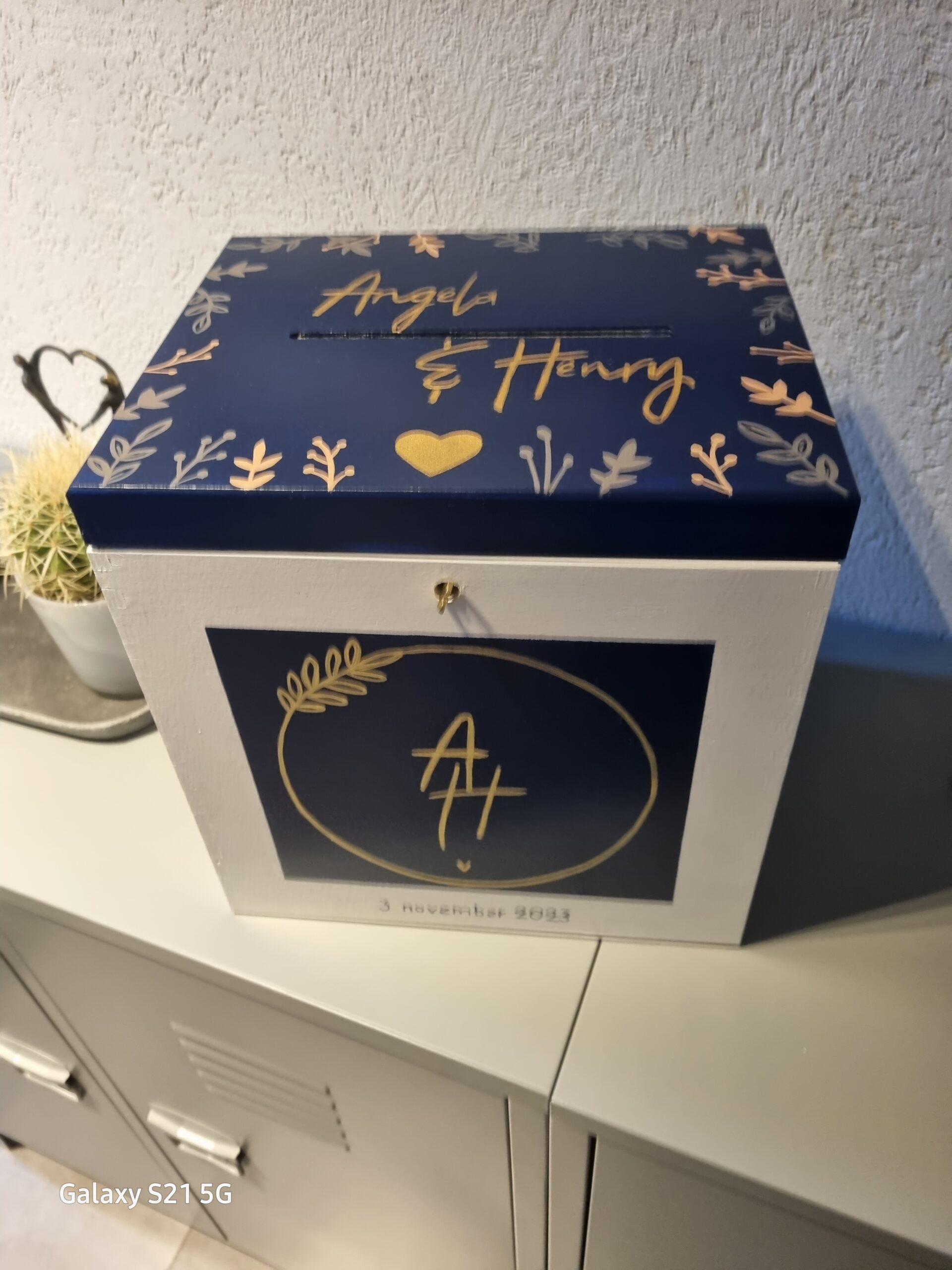 Eveloppendoos | Hout | Trouwkaartje | Herinneringen bewaren