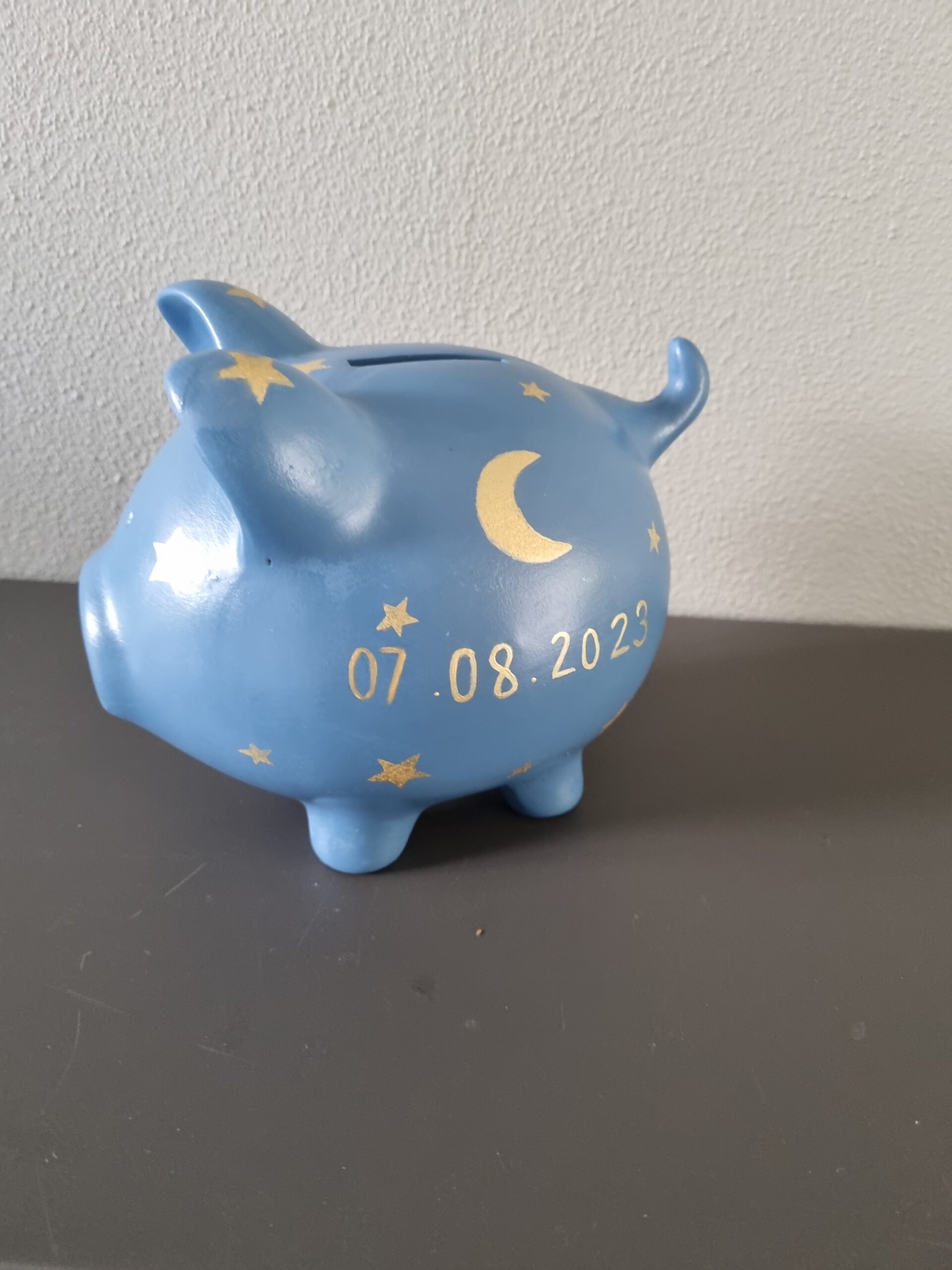 Spaarpot | Afbeelding geboortekaartje | Kraamkado |Spaarvarken